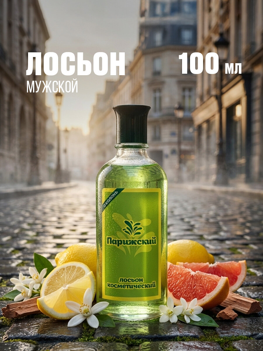 Лосьон мужской косметический Абар цитрусовый Парижский 100мл