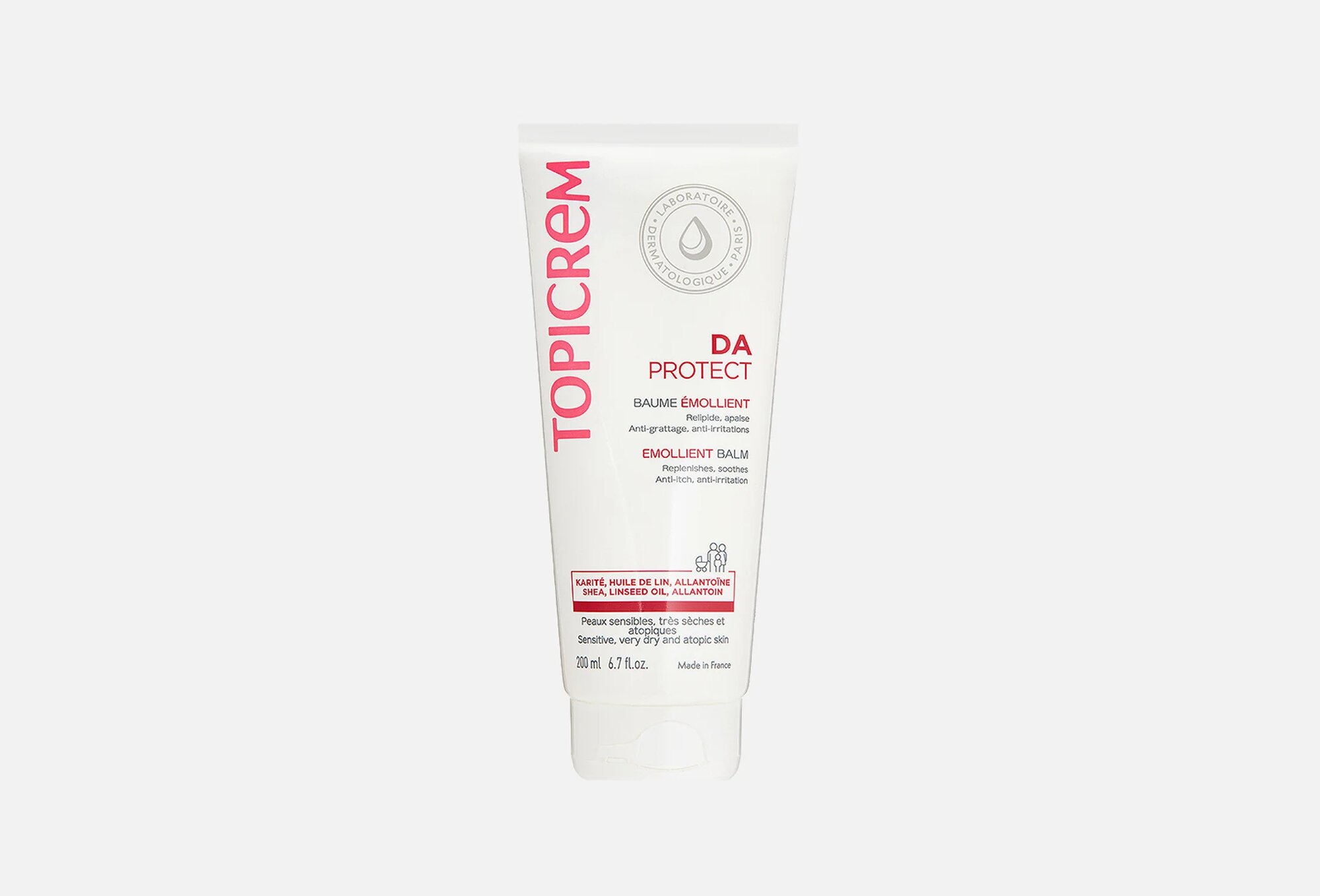 Липидовосстанавливающий бальзам Topicrem DA Emollient balm, 200 мл