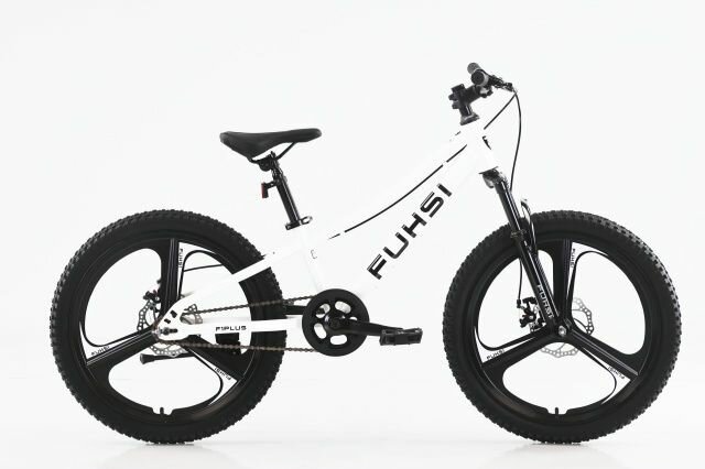 Детский велосипед FU658, колеса 22", рама сталь 13", 1 скорость, механический дисковый тормоз