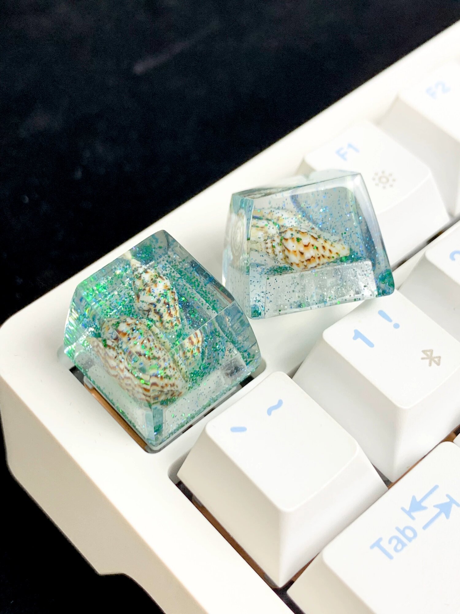 Персонализированные полупрозрачные кейкапы DNDKB Key King Technology из смолы, ручной работы, для самостоятельной