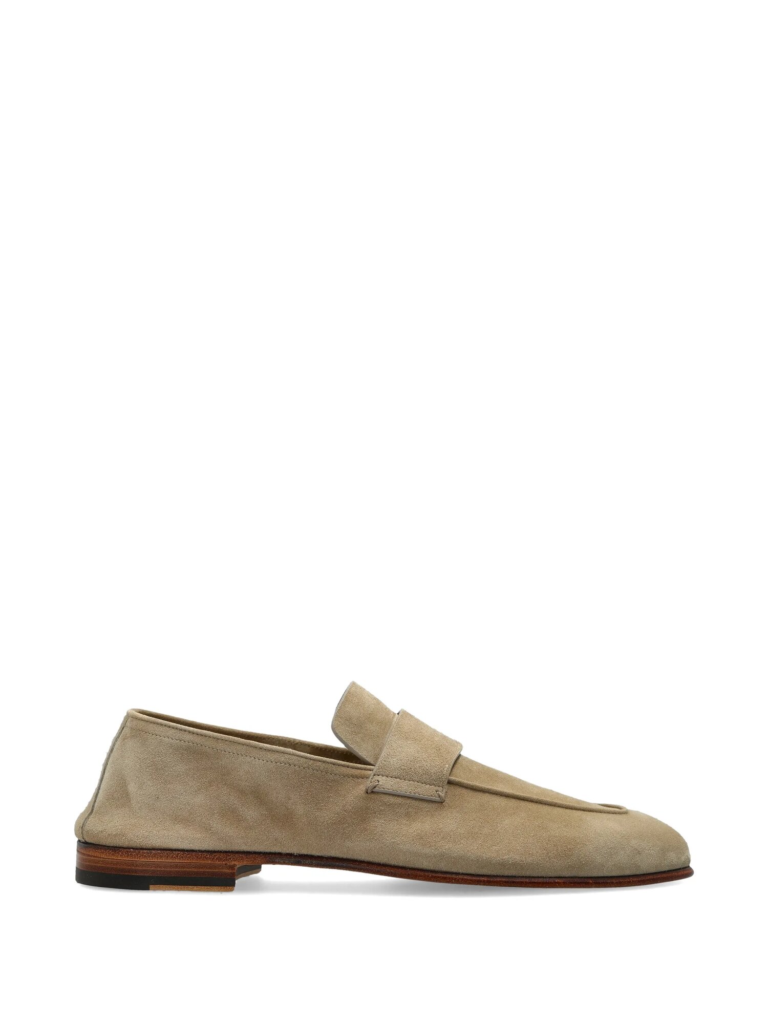 Лоферы Suede strap loafers