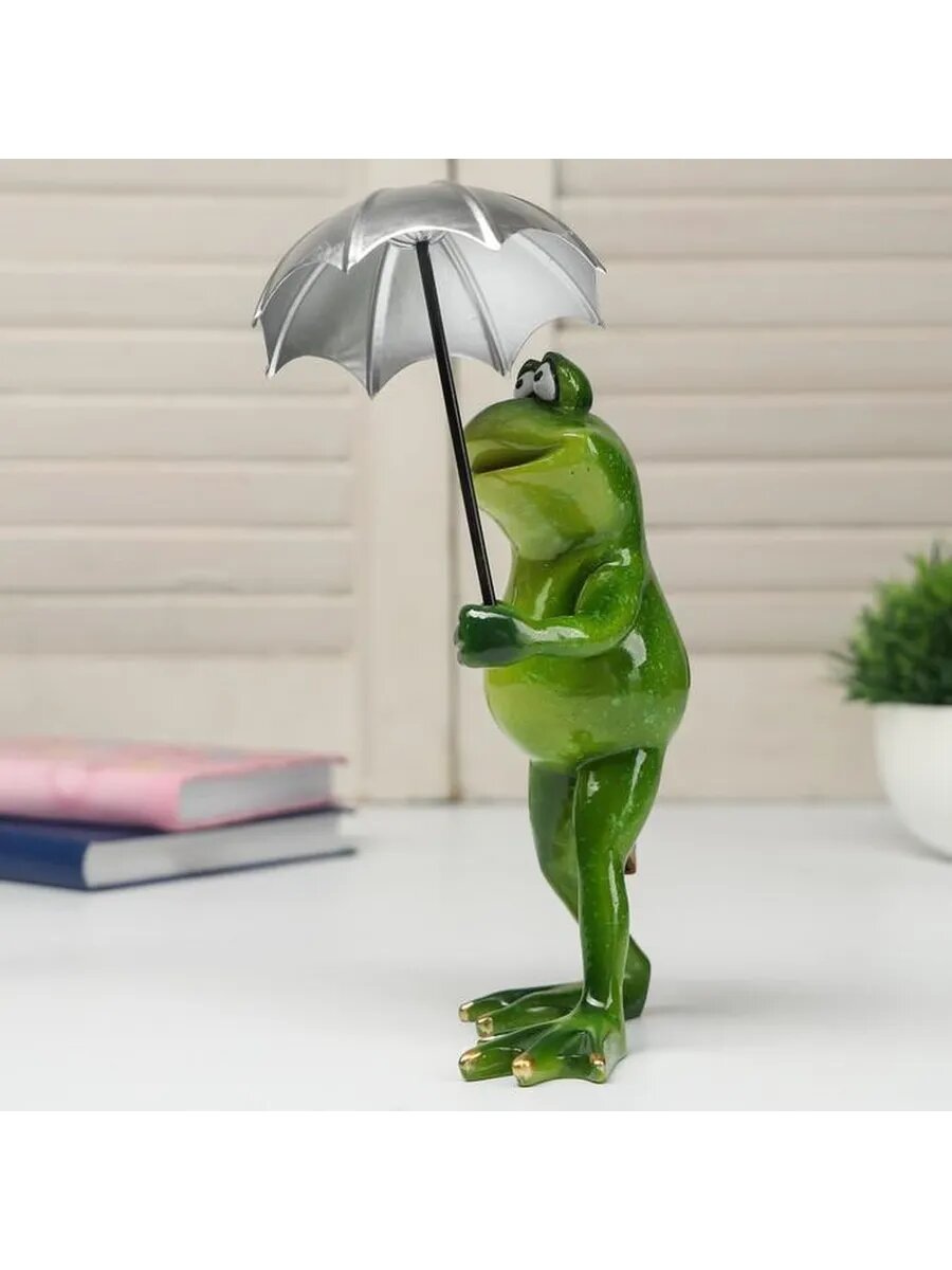 Очаровательный сувенир Лягушка под зонтом