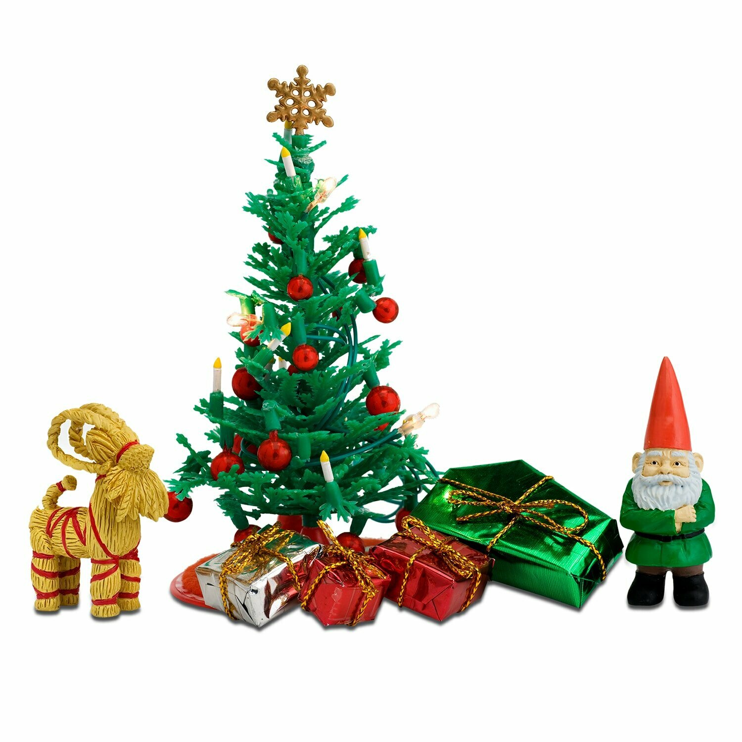 Сюжетно-ролевые игрушки Lundby - Рождественский набор украшений для кукольного домика - 60-6058-00