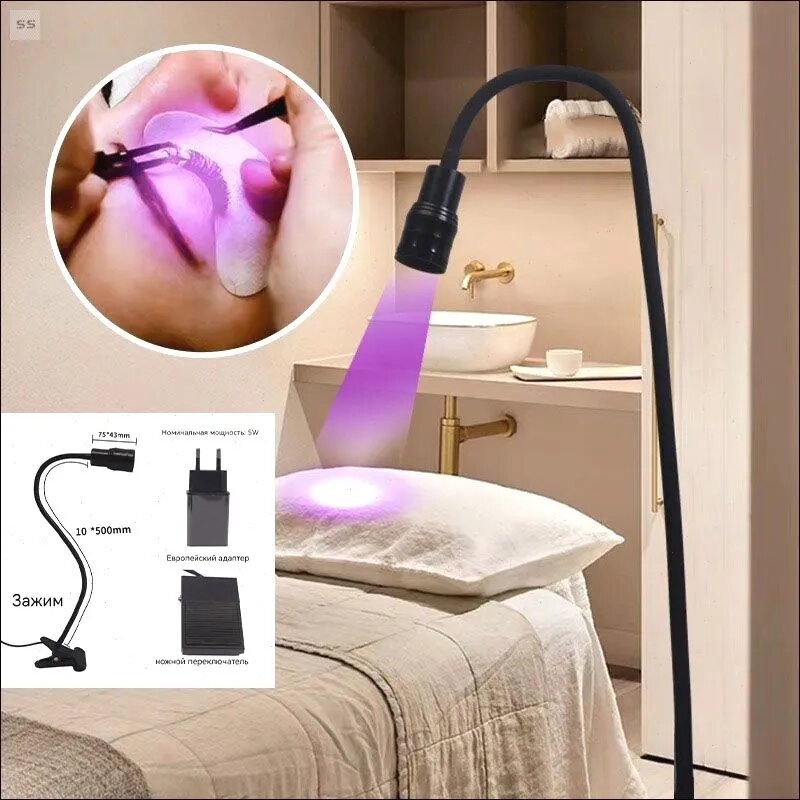 UV-LED лампа для сушки ногтей и наращивания ресниц, Осветительная установка