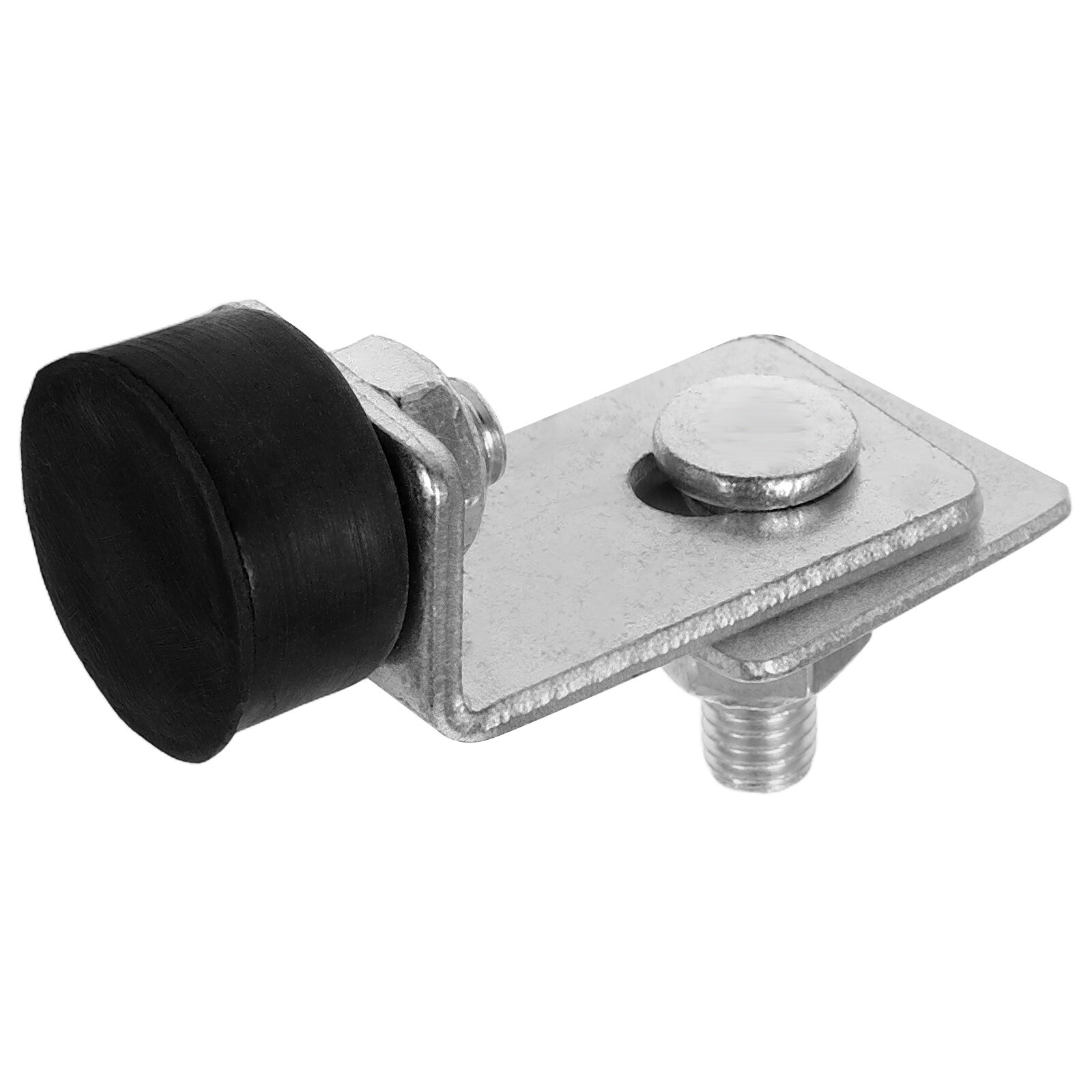 Ограничитель скольжения из стали для дверей с роликами, серебристый, для складных и раздвижных дверей