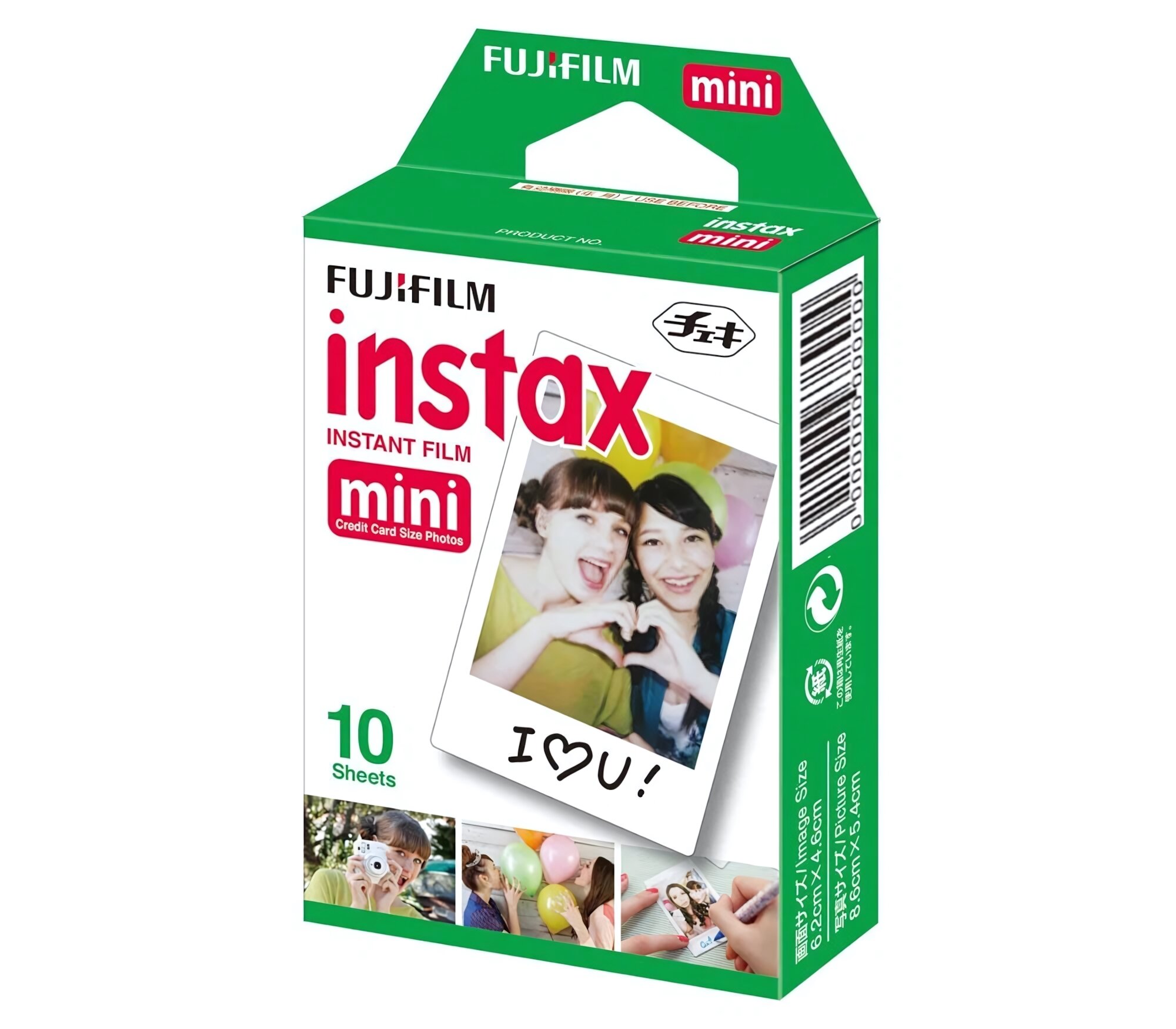 Картридж FUJIFILM Colorfilm Instax MINI Glossy (10 листов 8.6x5.4см)
