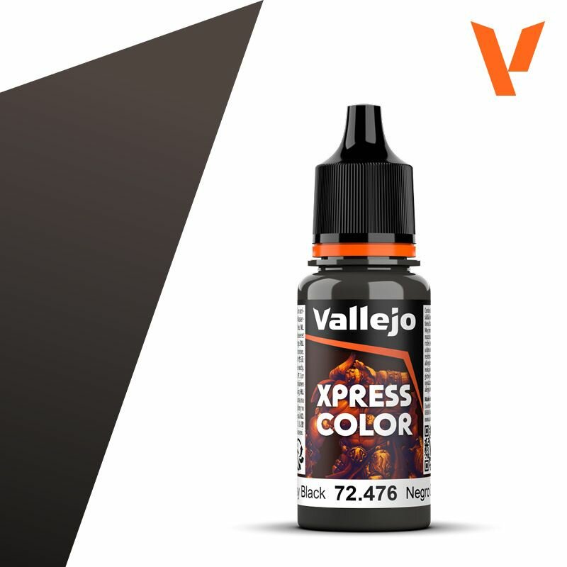 Акриловая краска Vallejo Game Color Xpress - Greasy Black 18 мл. 72.476