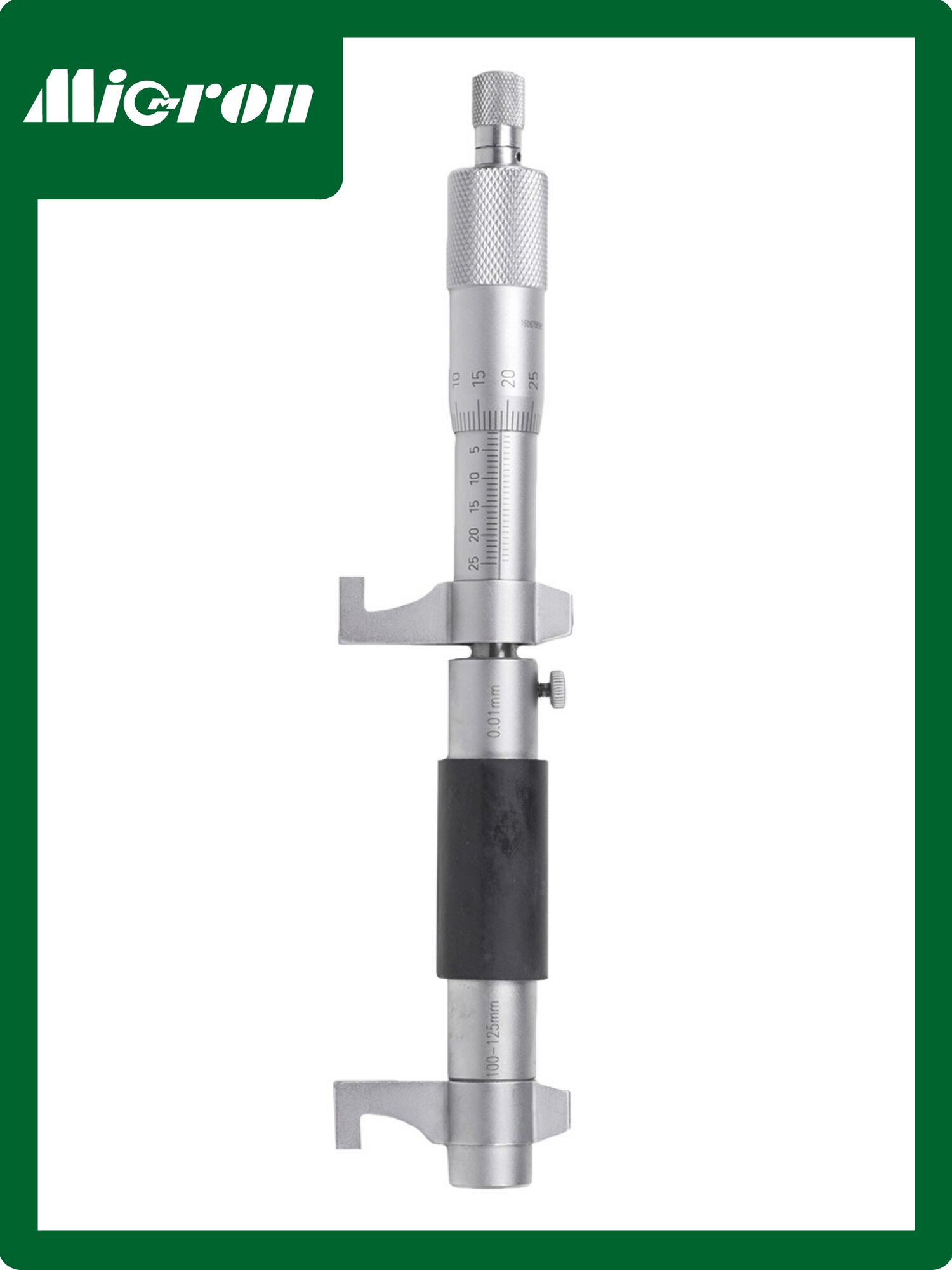 Нутромер микрометрический с боковыми губками Micron НМ-Б 100-125 0,01 (грси № 93960-24)