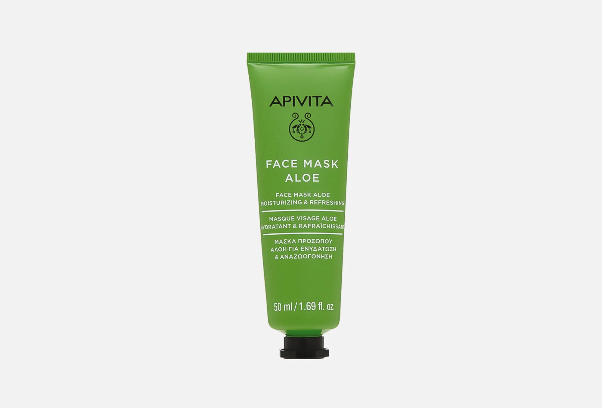 Освежающая маска APIVITA Aloe Moisturizing & Refreshing, для увлажнения лица, 50 мл