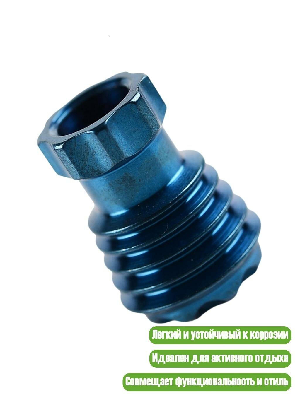 Титановые подвески, Синий