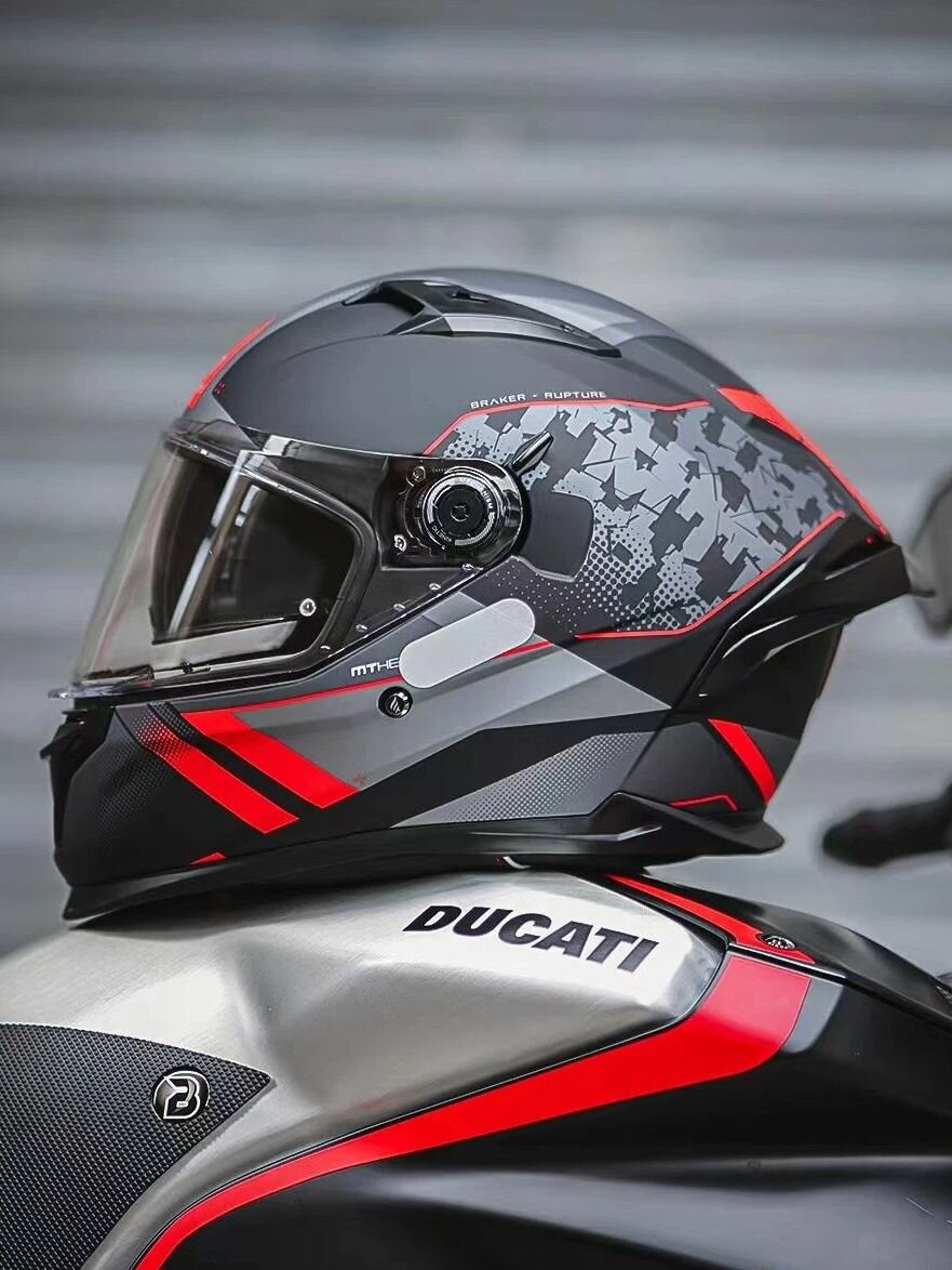 Мотоциклетный шлем MT HELMETS BRAKER SV (Top 3 Pro) — закрытый шлем для мотоцикла, сертифицирован ECE/DOT/3C