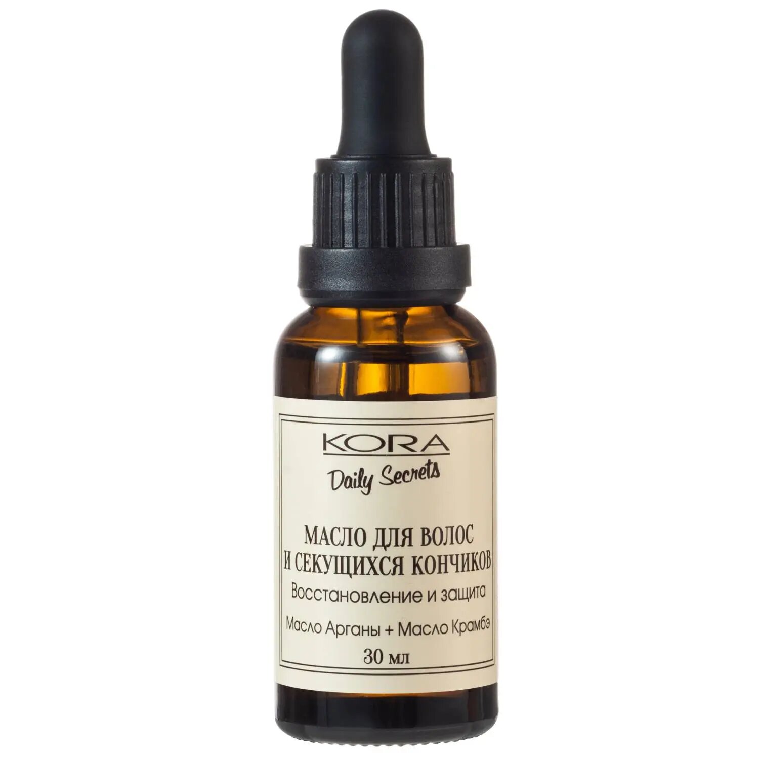 Масло для волос KORA "Daily Secrets", для секущихся кончиков 30 мл