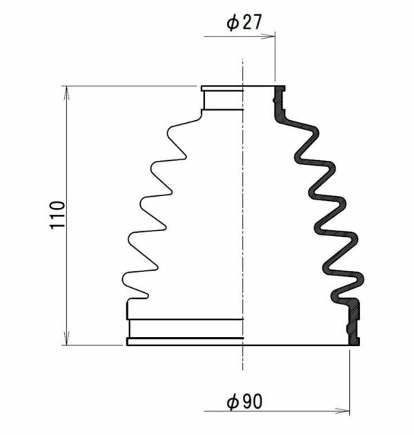 Пыльник шруса MARUICHI 02-187