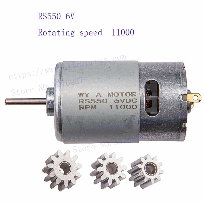 Электромотор RS550 6V 11000 RPM
