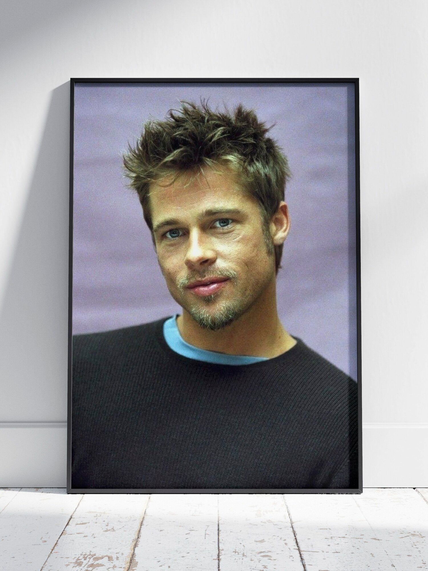 Плакат на стену для интерьера Брэд Питт (Brad Pitt 35) - Постер по актеру фильма, кино, сериала формата A3 (30x42 см)