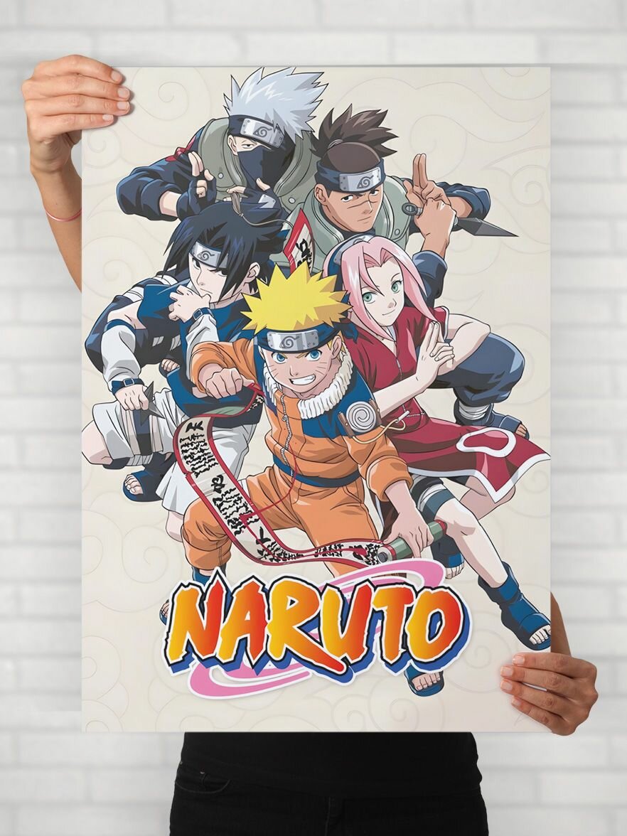 Плакат на стену для интерьера Наруто Ураганные Хроники (Naruto 94) - Постер по аниме и японской анимации формата A2 (42x61 см)