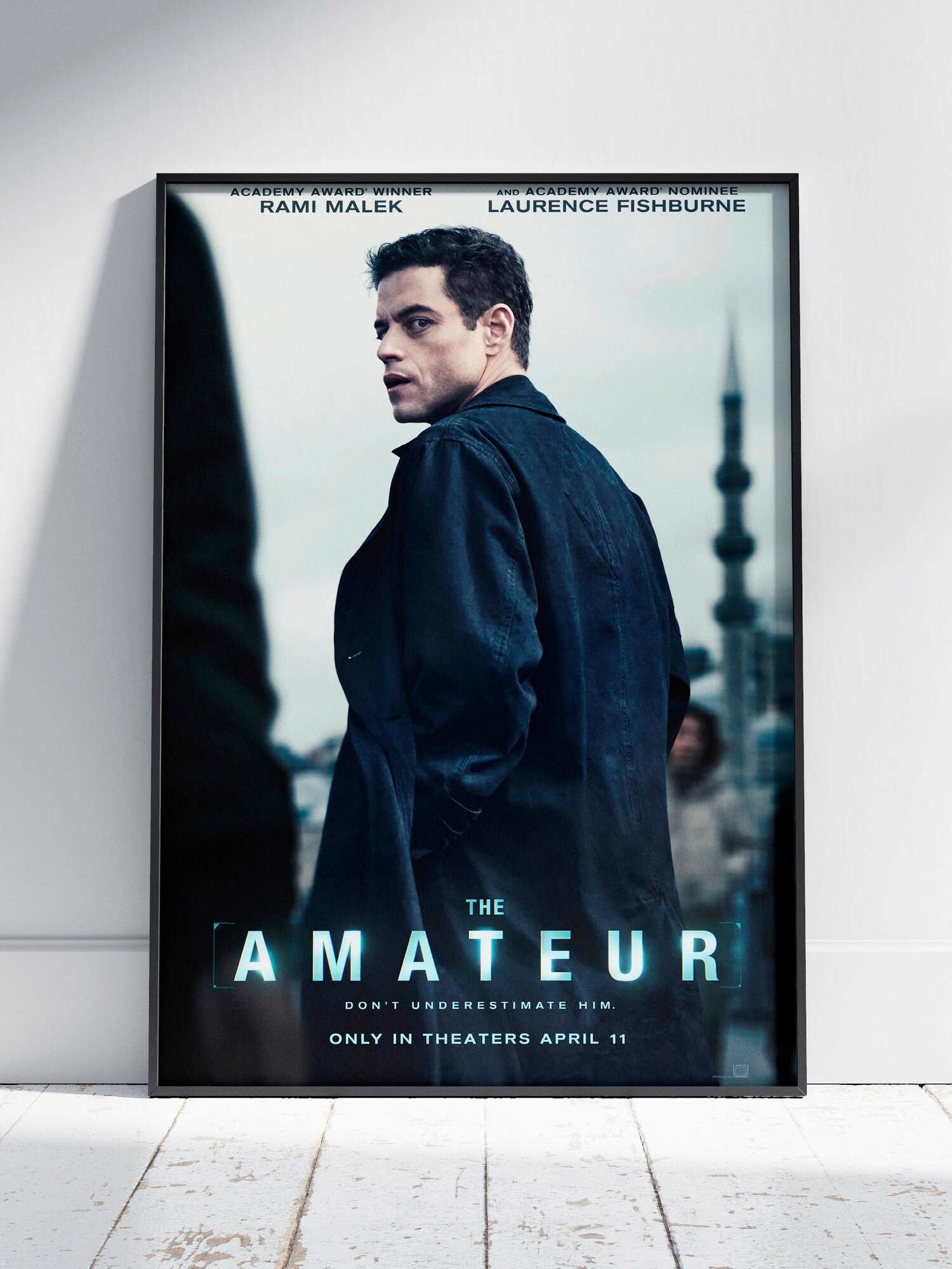 Плакат на стену для интерьера Рами Малек (Rami Malek 44) - Постер по актеру фильма, кино, сериала формата A4 (21x30 см)