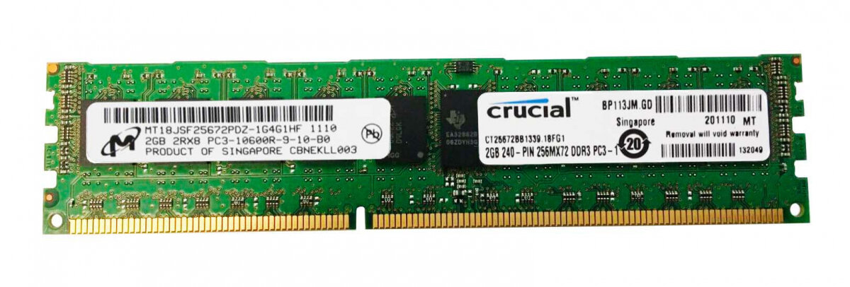 Оперативная память Crucial CT25672BB1339 DDRIII 2Gb