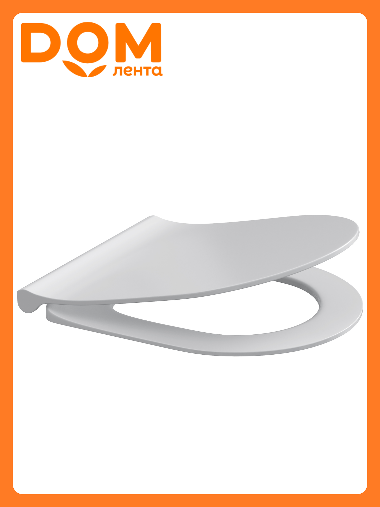 Сиденье для унитаза Okus Slim SO дюропласт микролифт белый