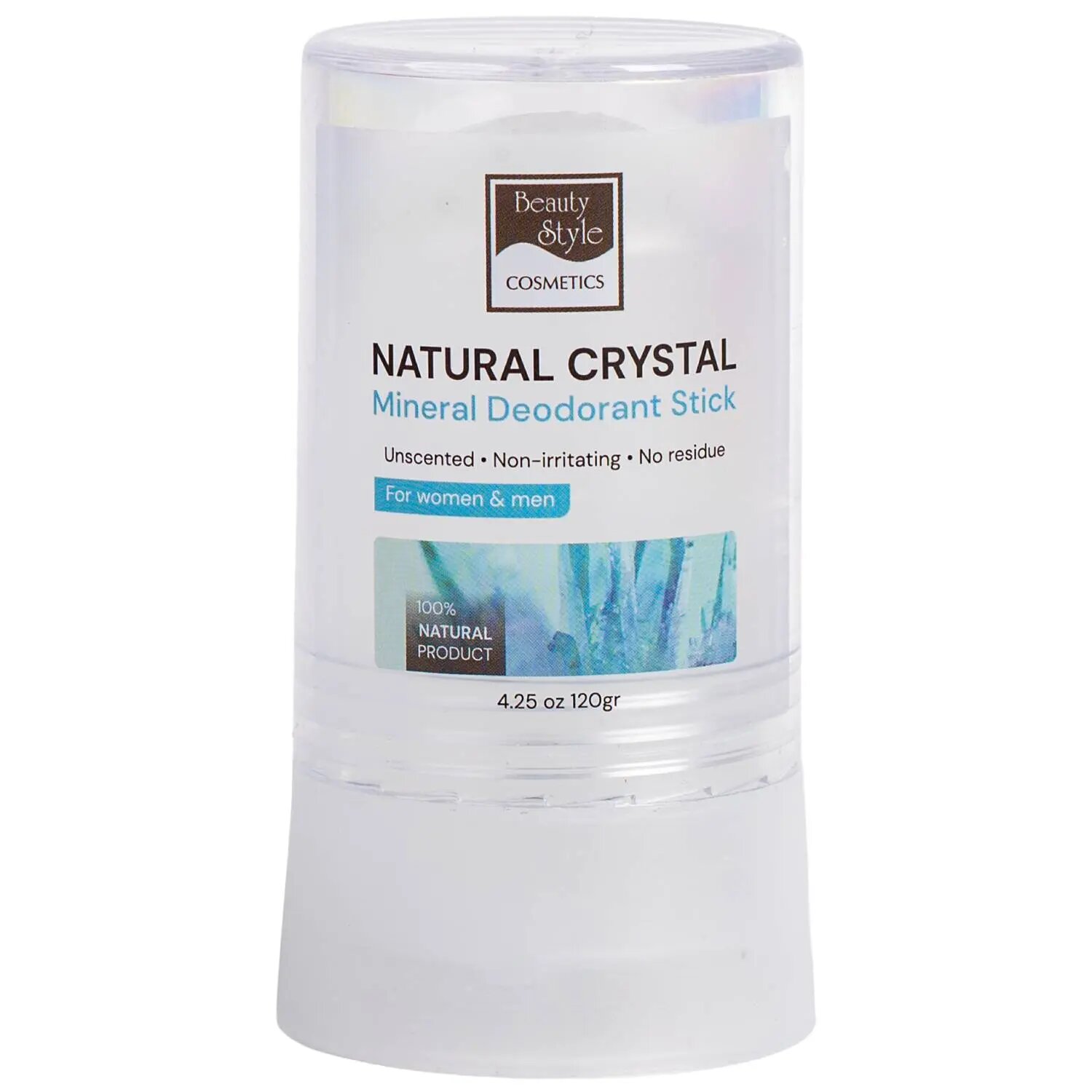 BEAUTY STYLE Бьюти Стайл Натуральный дезодорант Crystal без запаха, 120 г (Beauty Style, Deo)