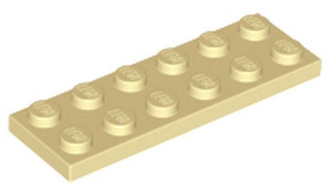 Деталь Lego 3795 Plate 2 x 6