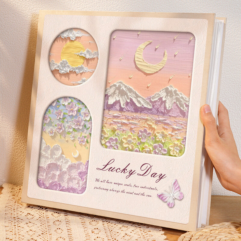 Фотоальбом своими руками, памятный альбом, альбом ручной работы для пар, альбом для хранения фотографий Polaroid, альбом для записей о путешествиях и взрослении 6