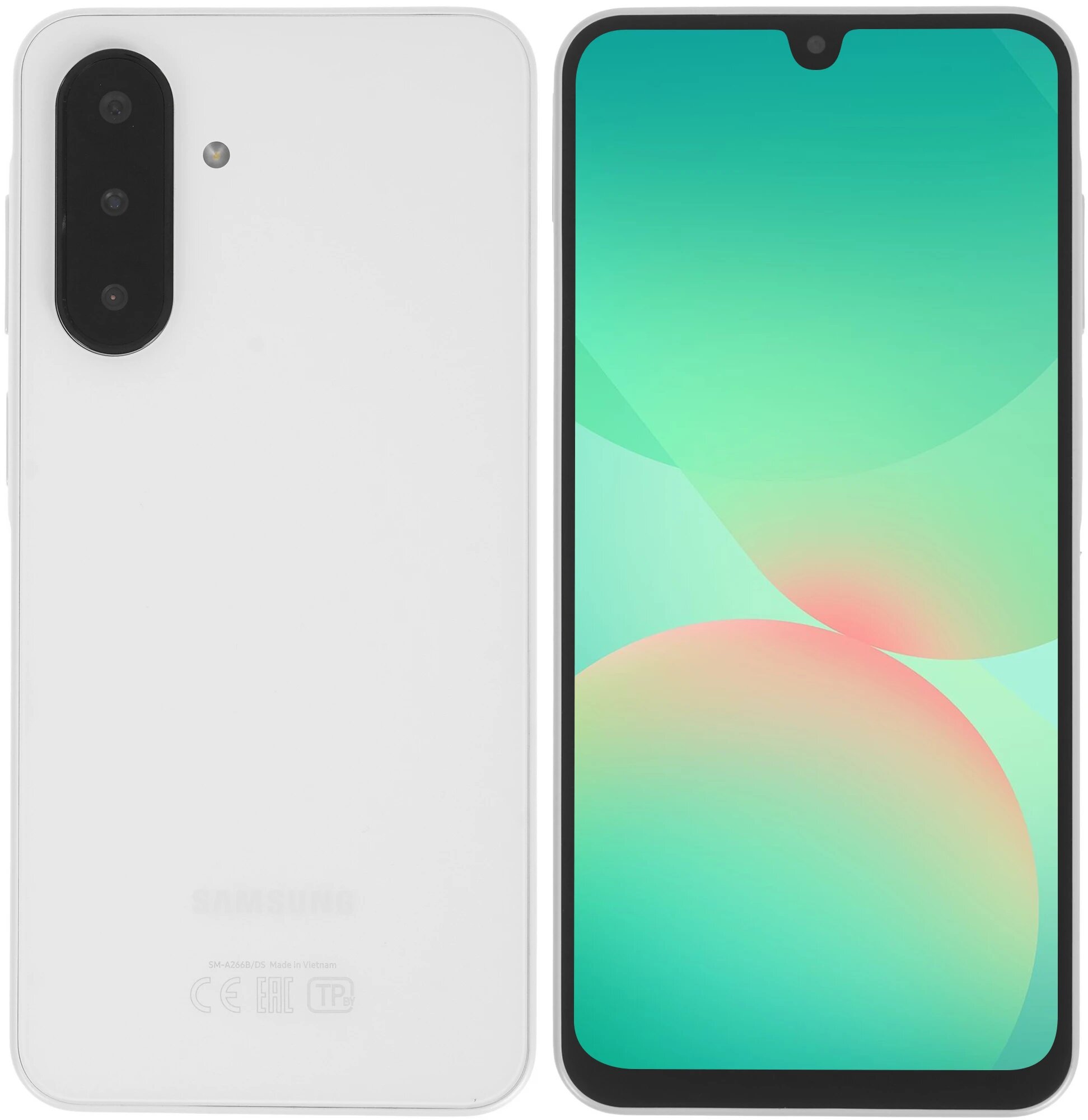 Смартфон Samsung Galaxy A26 5G 6/128Gb Dual: nanoSIM White (Белый)