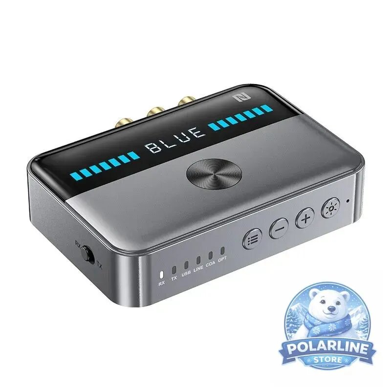 2 в 1 Bluetooth 5,3 передатчик приемник 3,5 мм AUX AptX адаптивный LL HD беспроводной адаптер подключить две Bluetooth гарнитуры телефоны