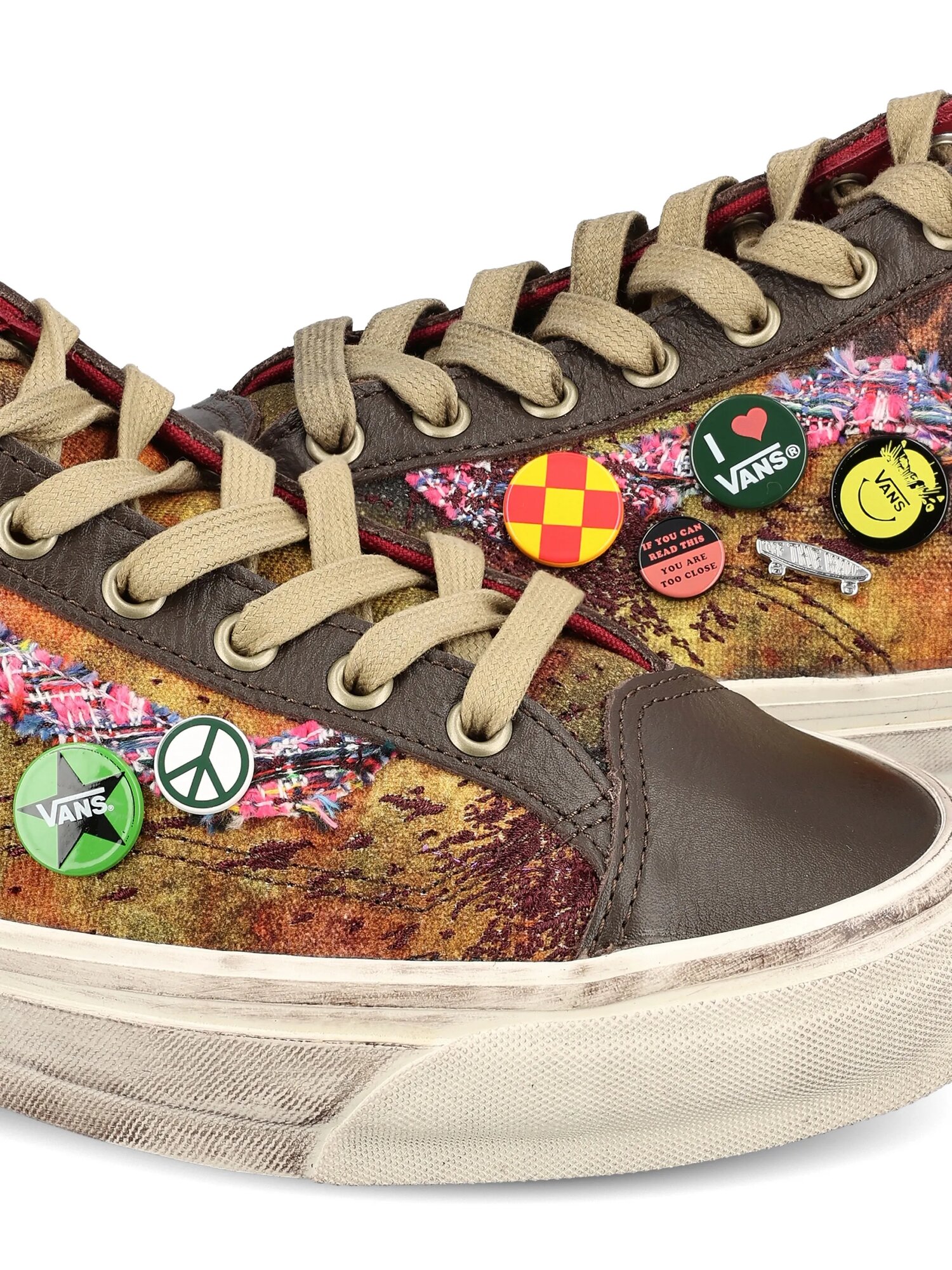Кроссовки VANS Old Skool Warm Brown, размер 10,5 US, коричневый/серый/оранжевый — фото 1