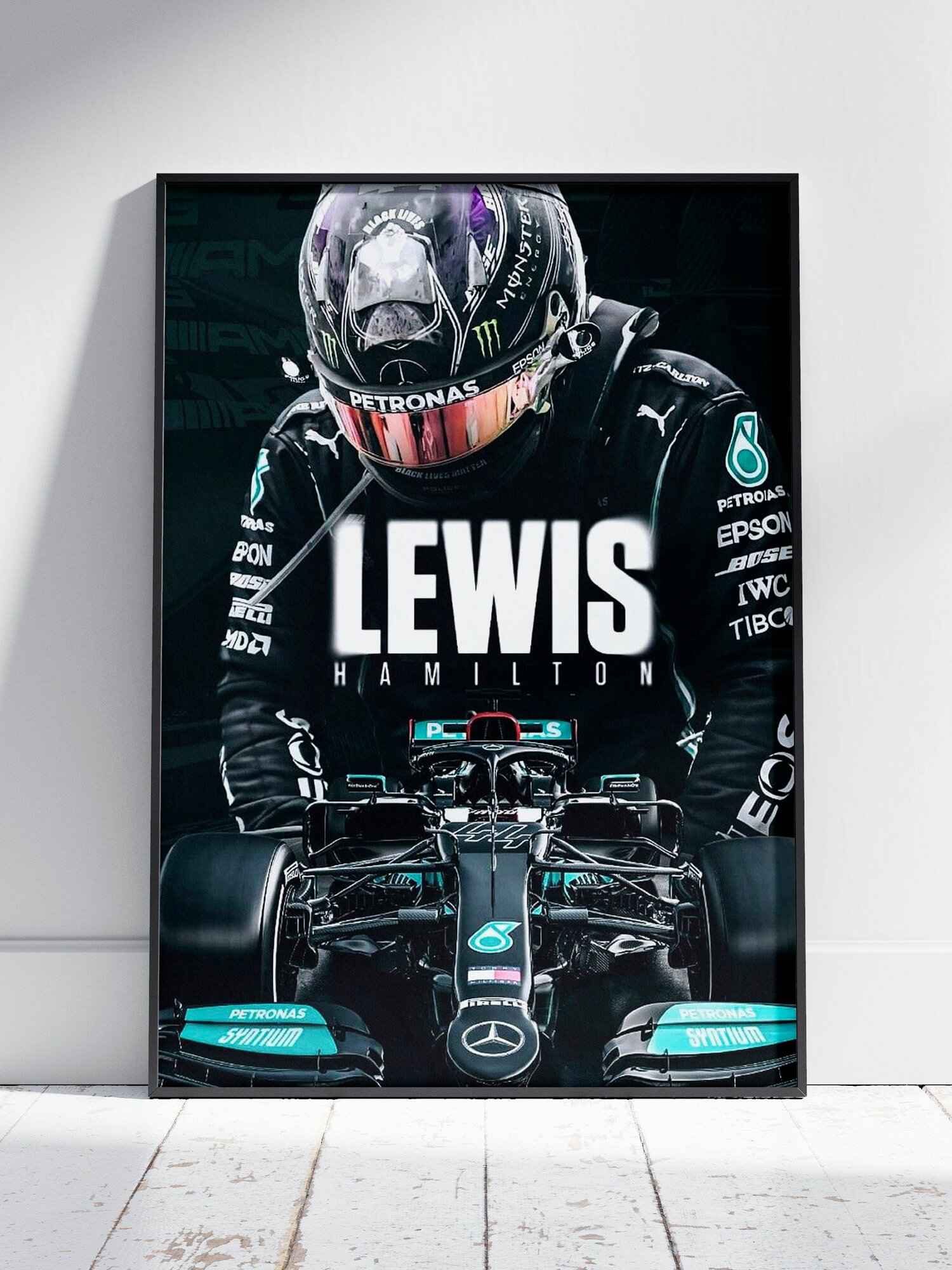 Плакат на стену для интерьера Льюис Хэмилтон (Lewis Hamilton 30) - Постер по спорту и физической активности формата A4 (21x30 см)