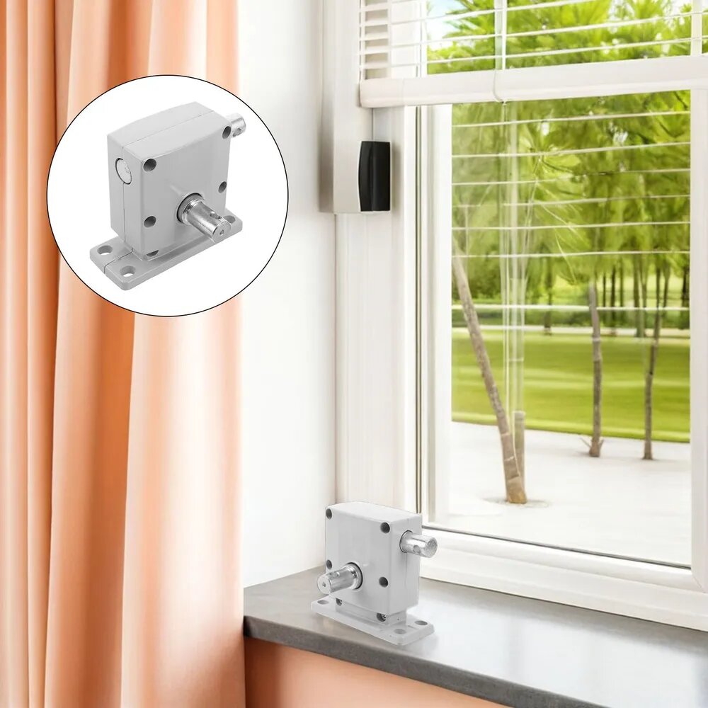 Ручной оконный привод с кронштейном из алюминия для монтажа на верхнюю часть окон