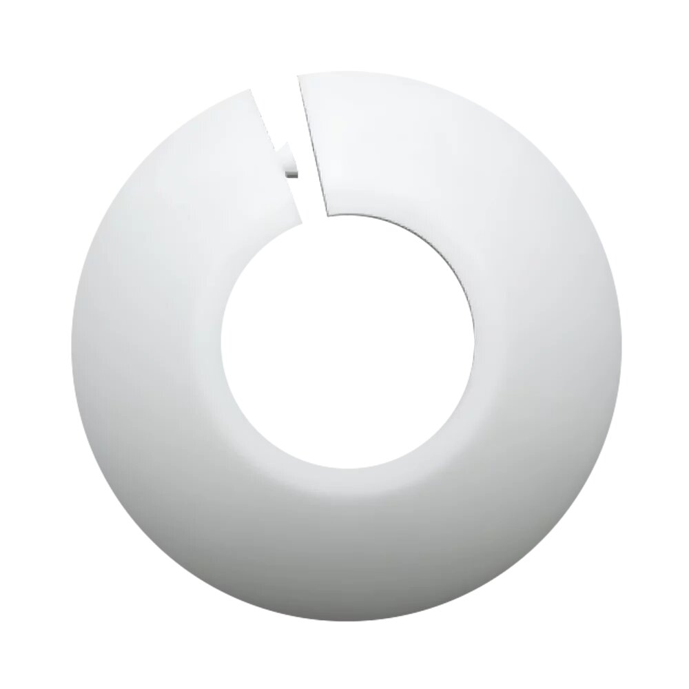 Заглушка EKS для труб D28 мм, белая