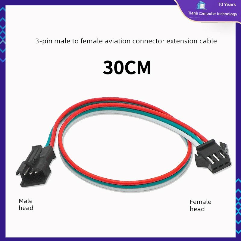 Кабель 3-Пин в 4-Пин мужской-женский для RGB вентилятора, хаб установка