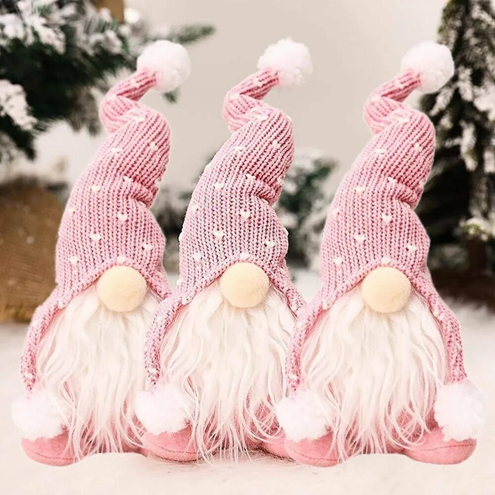 Украшение на праздник новогоднее 3 pieces pink 3 шт.