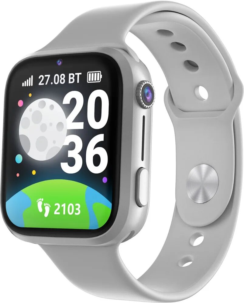 GEOZON Fun Умные часы для детей, 46мм, черные