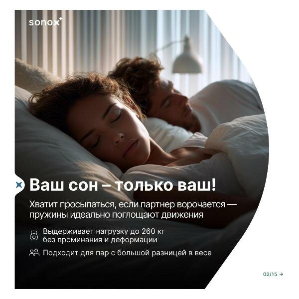 Матрас SONOX Sleep Tech COCOS, 160х200 — фото 1