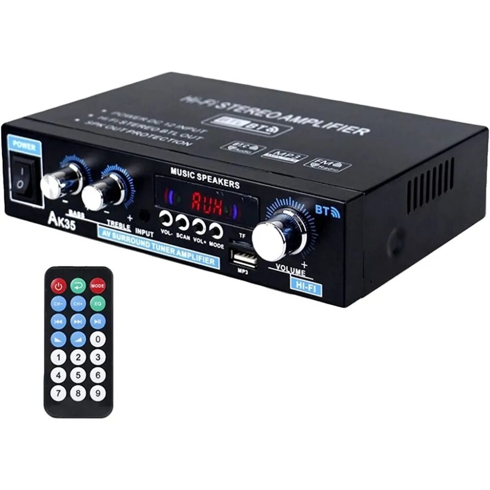 Ak35 Колонки 800 Вт Цифровой Аудио Усилитель 110-240V Hifi Bluetooth FM USB
