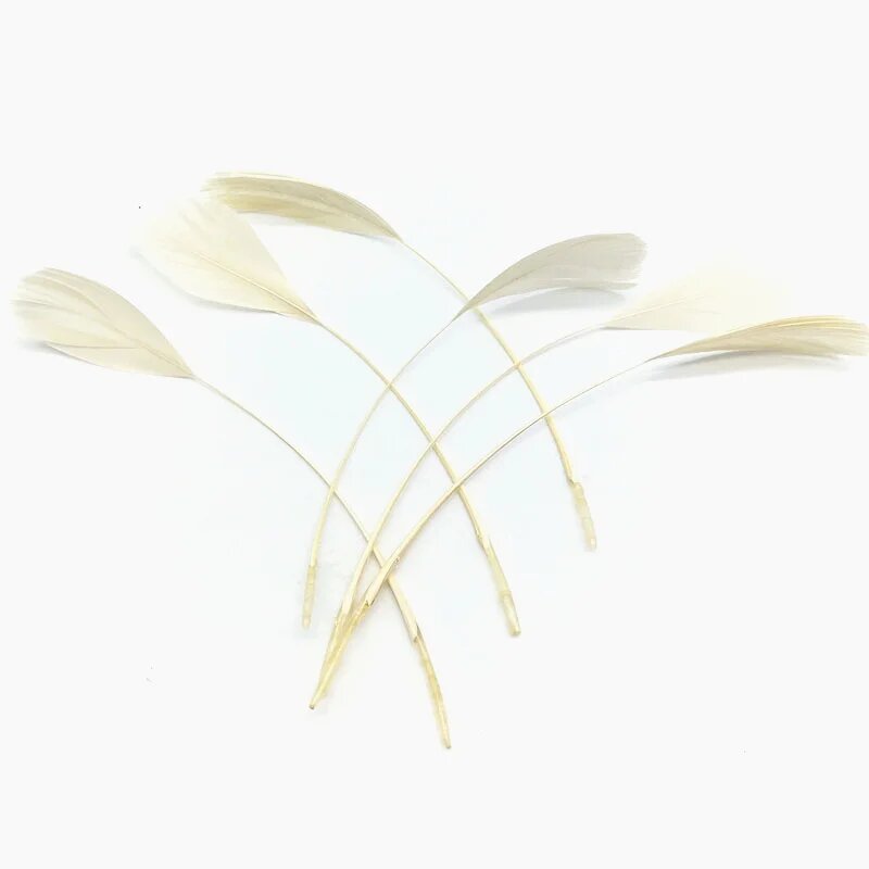 20 шт. гусиных перьев Off White для рукоделия