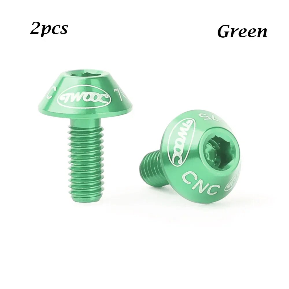 2 шт. Болты для велосипеда Green Изумрудный
