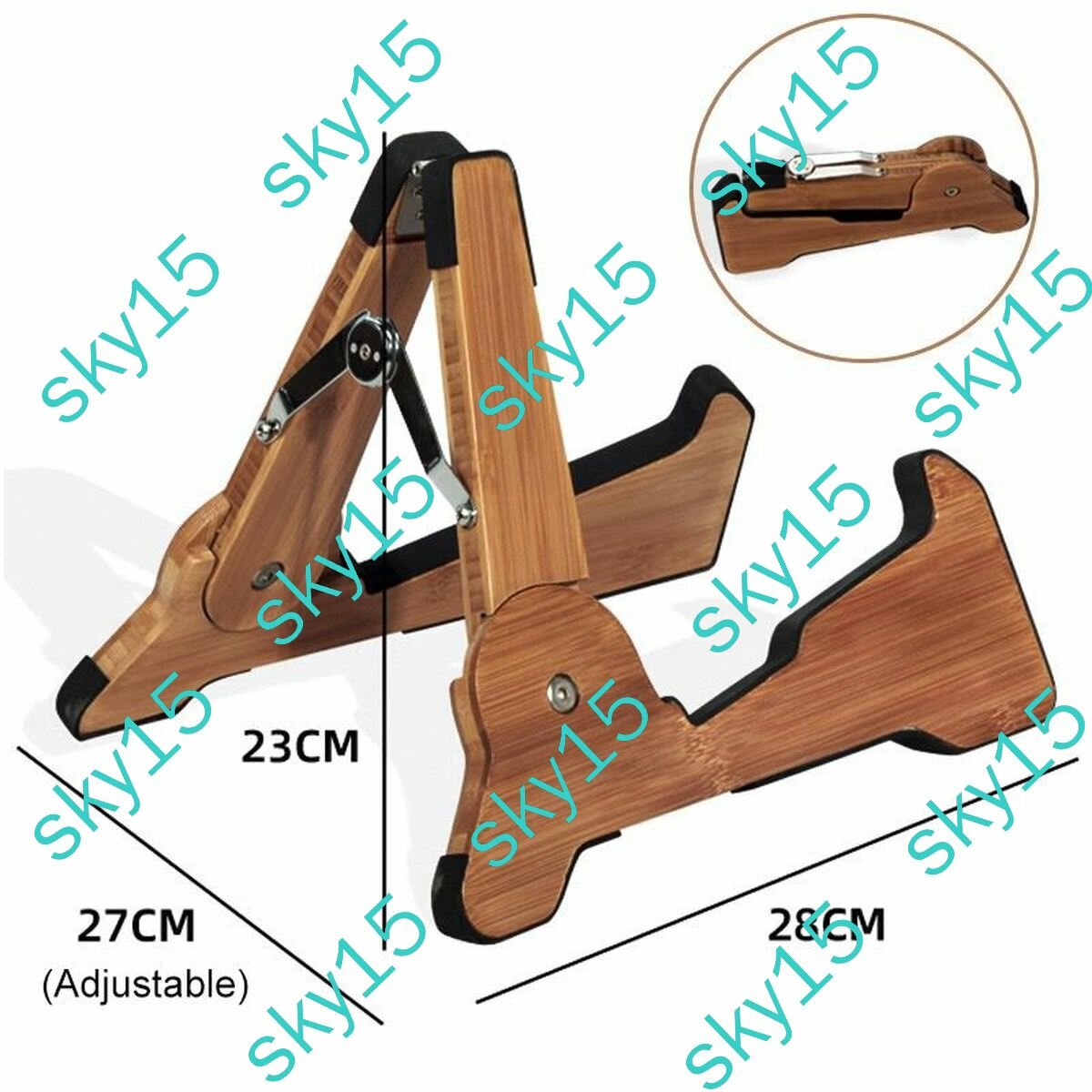 Напольная подставка для гитары PP-TY00615-20240930MM-25, универсальная стойка для акустических и электрогитар, прочный д — фото 1