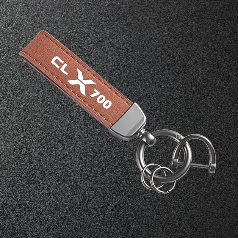 Кожаный брелок для ключей CFMOTO CLX 700 Brown