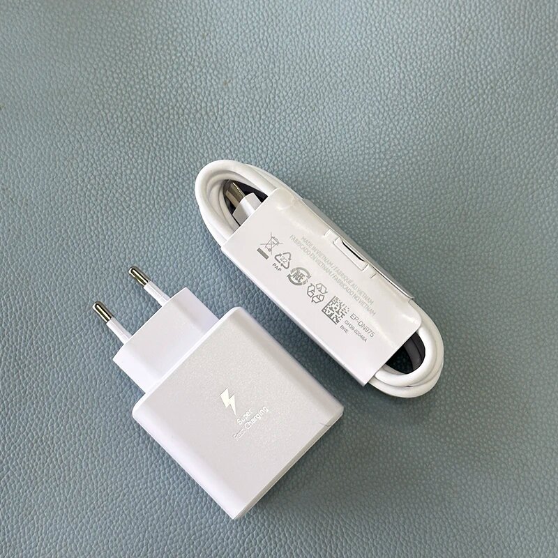 Оригинальное зарядное Samsung 45W EU, USB-C, 2м
