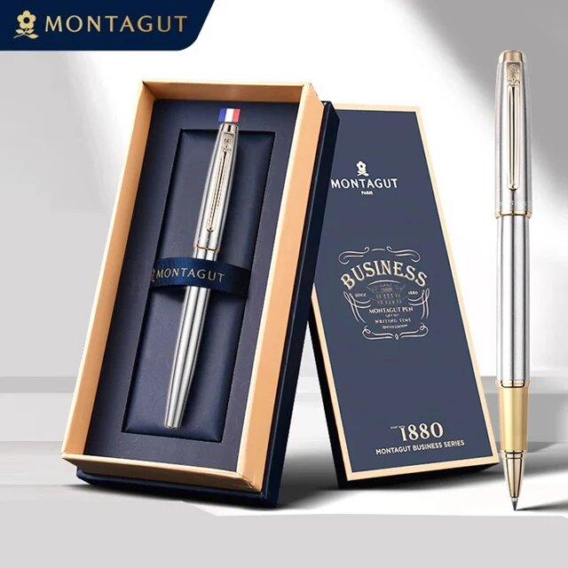 Montagut Business Золотая шариковая ручка-роллер