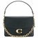 Сумка Coach, фактура плетеная, черный