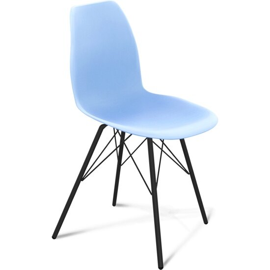 Стул Sheffilton SHT ST29/S37 голубой pan278/черный муар