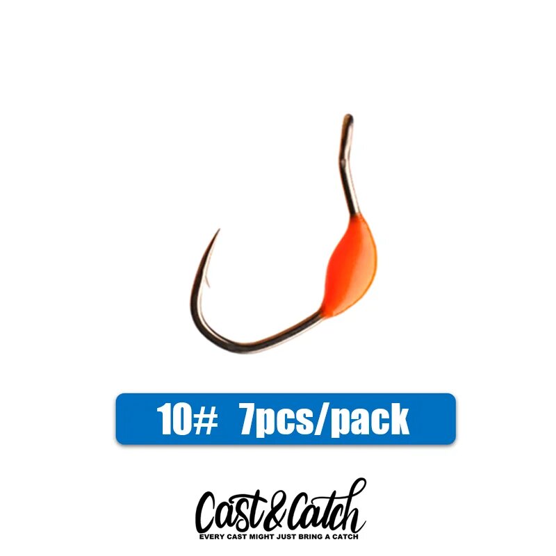 Cast&Catch Одиночные крючки из высокоуглеродистой стали 12 шт.