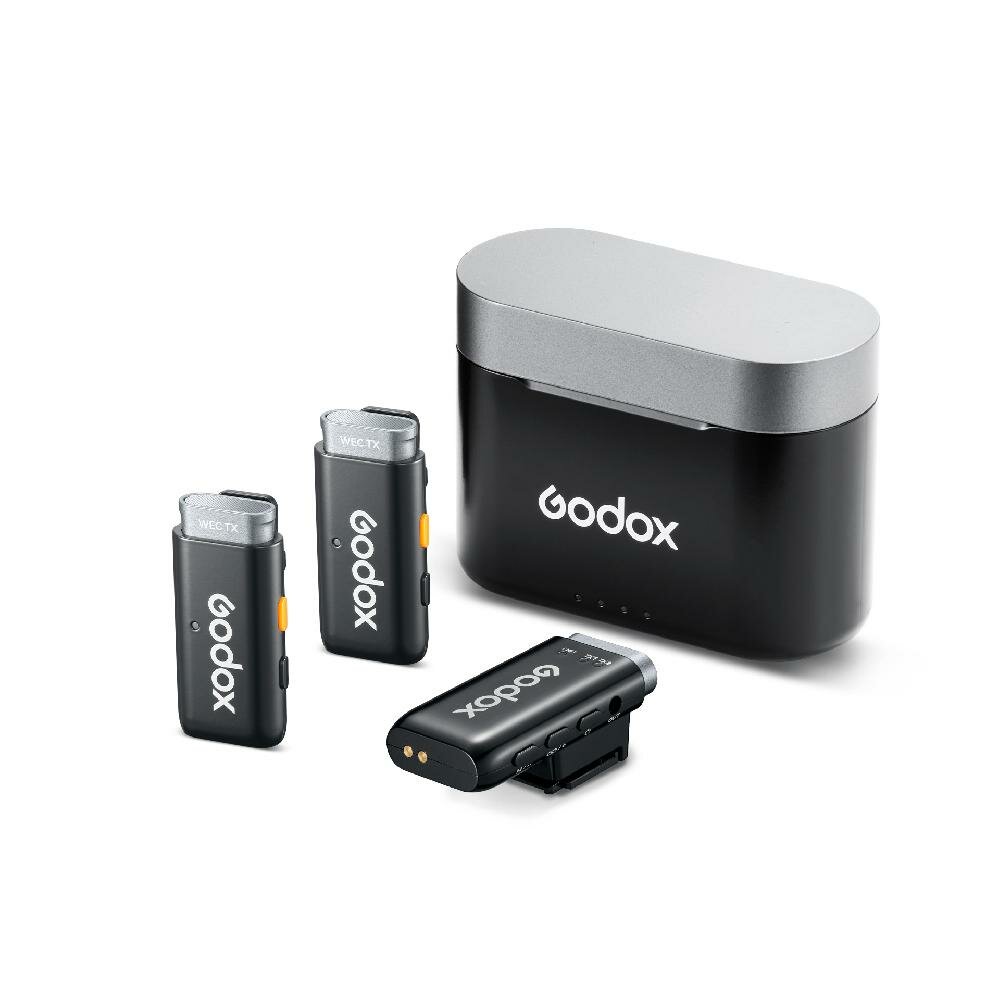 Микрофон Godox WEC-S Kit2 петличный всенаправленный 3.5mm