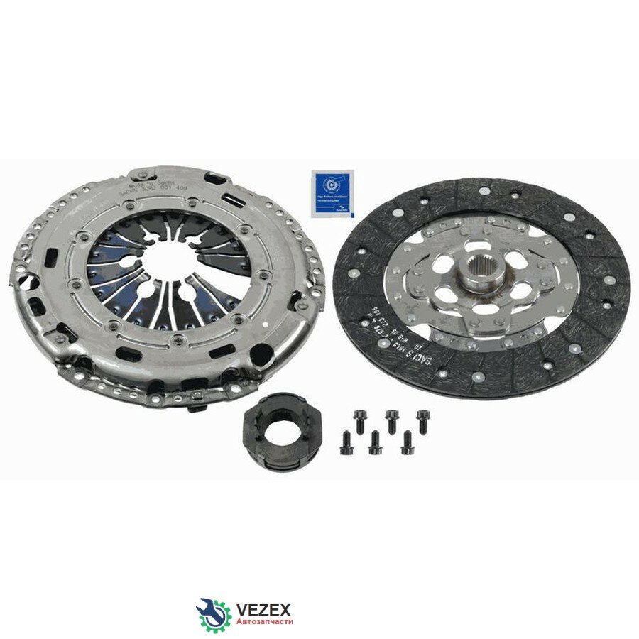 SACHS 3000970036 Сцепление SKODA OCTAVIA (1Z), VW GOLF V-VI, PASSAT (3C) 1.6TDI-2.0TDI, 2.0FSI 3000970036