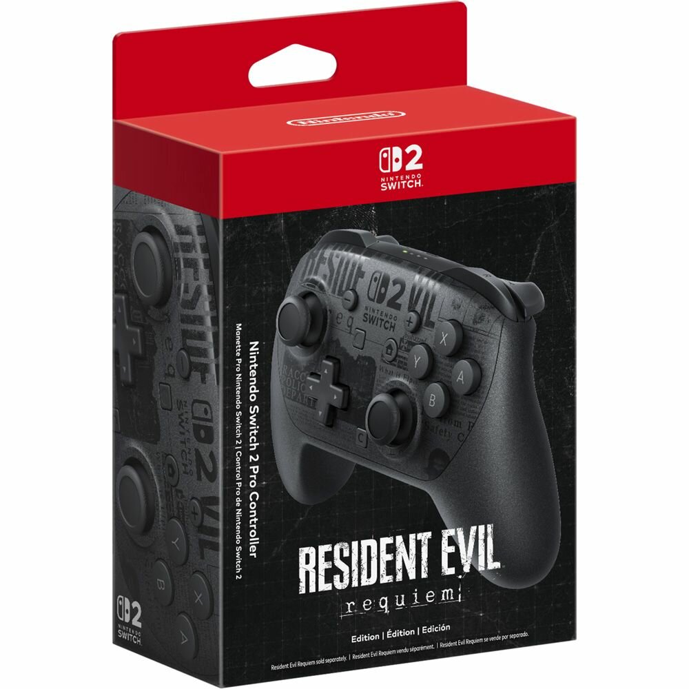 Беспроводной контроллер Nintendo Switch 2 Pro Controller (Resident Evil Requiem) для Nintendo Switch 2