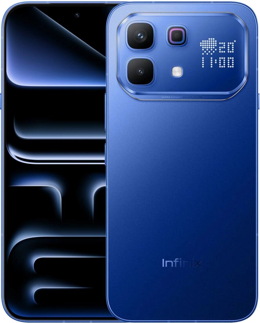 Смартфон Infinix X6878 Note 60 Pro 256Gb 12Gb синий моноблок 3G 4G 2Sim 6.78" 1208x2644 Android 16 50Mpix 802.11 a/b/g/n/ac/ax NFC GPS GSM900/1800 GSM1900 Protect FM
